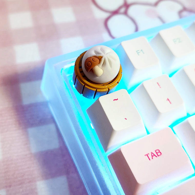 Gourmet Keycap Mechanical Keyboard Dedicated Bun Dumpling Resin ESC ...
