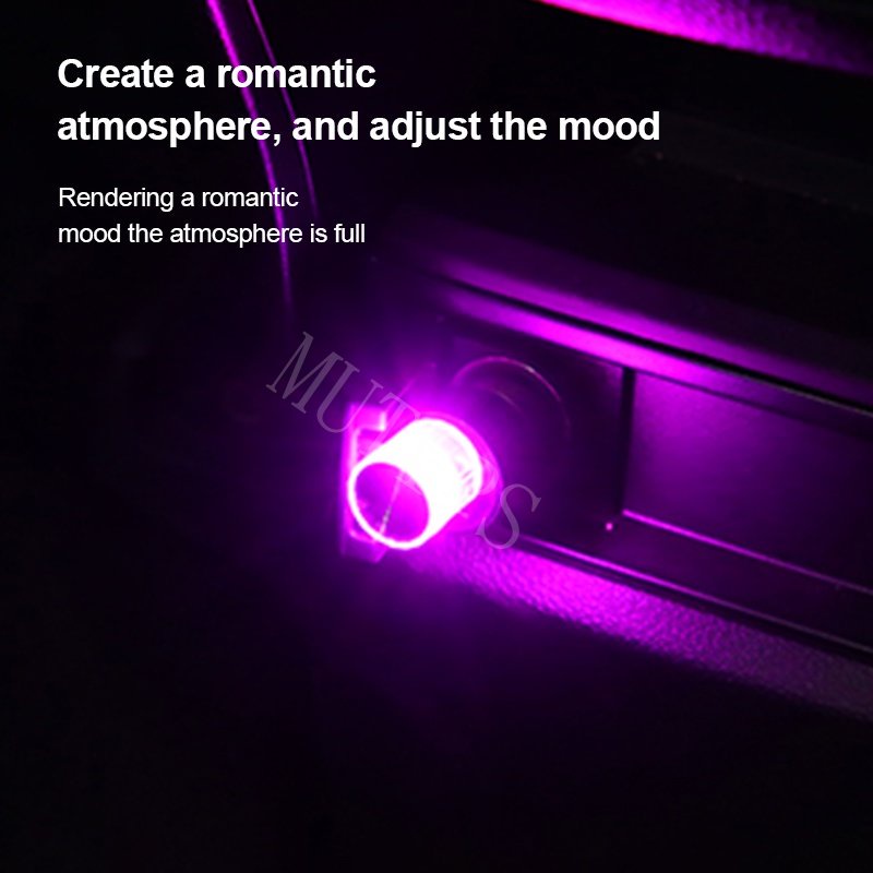 Toyota Car Interior Mini USB Atmosphere LED Light Party Portable Plug ...