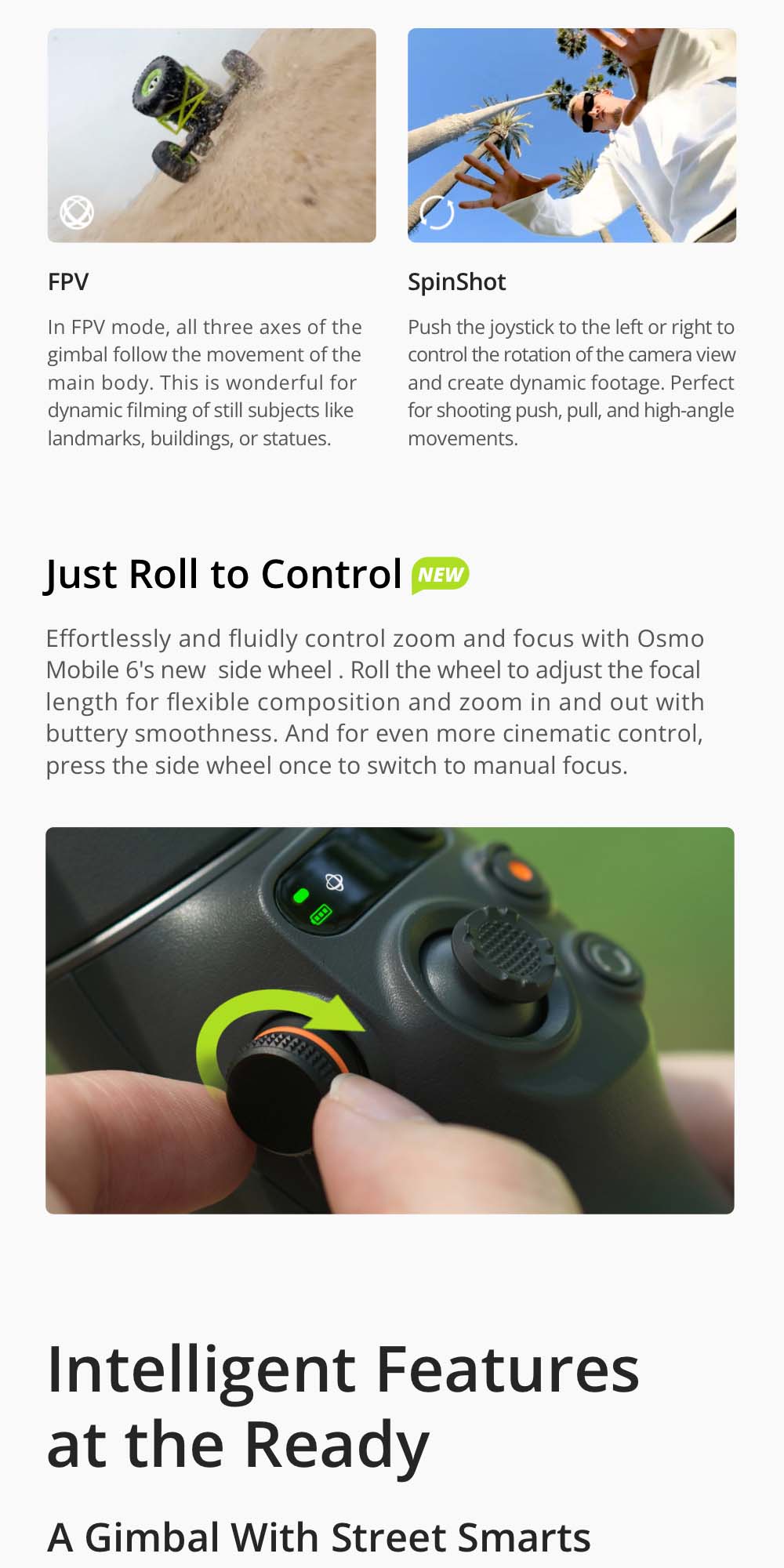 DJI Osmo Mobile 6 - Smartphone Gimbal Stabilizer | 3-Axis Stabilization ...