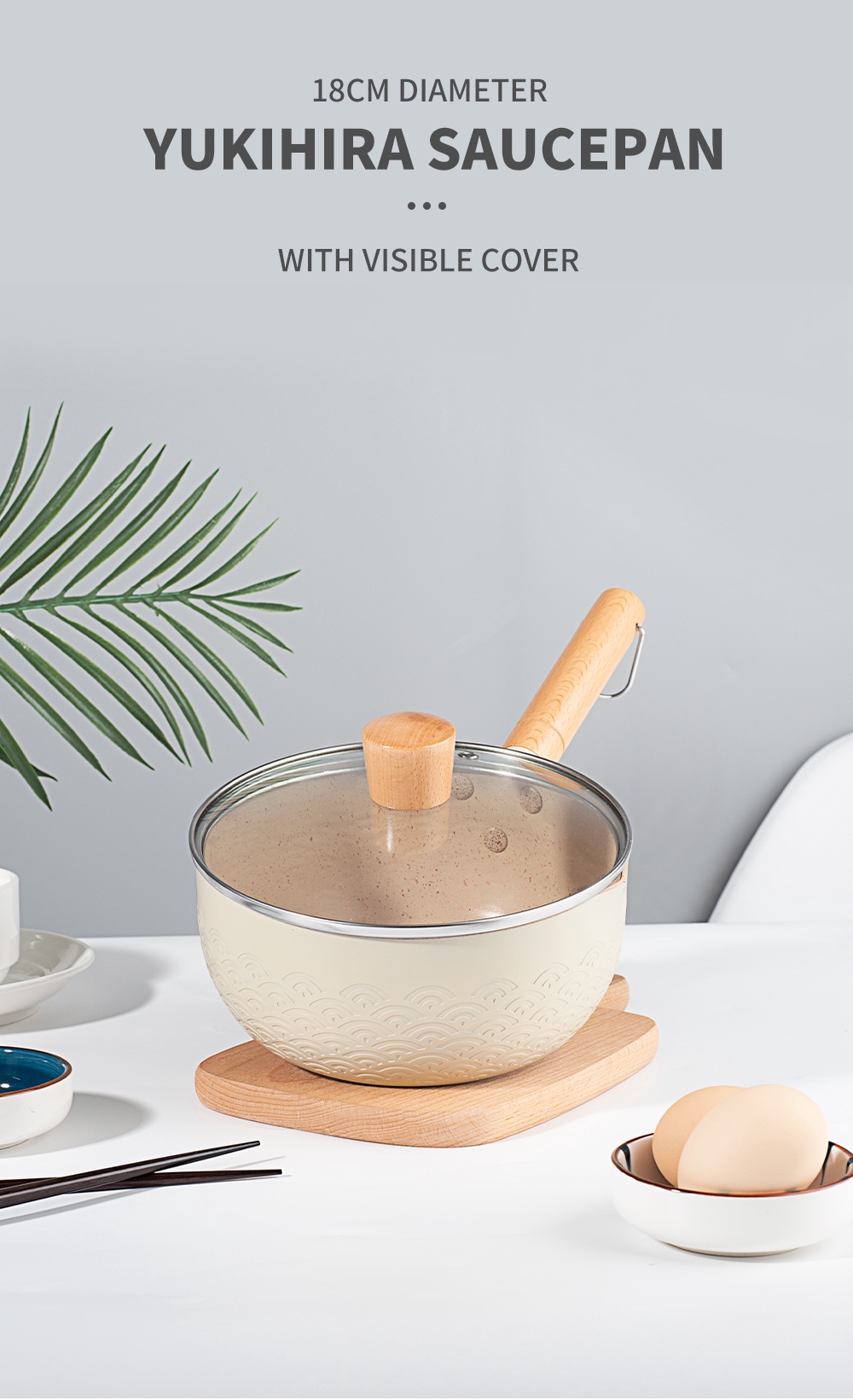 Simplus 18/20cm Yukihira Sauce Pot Non Stick Coating Gas Stove ...