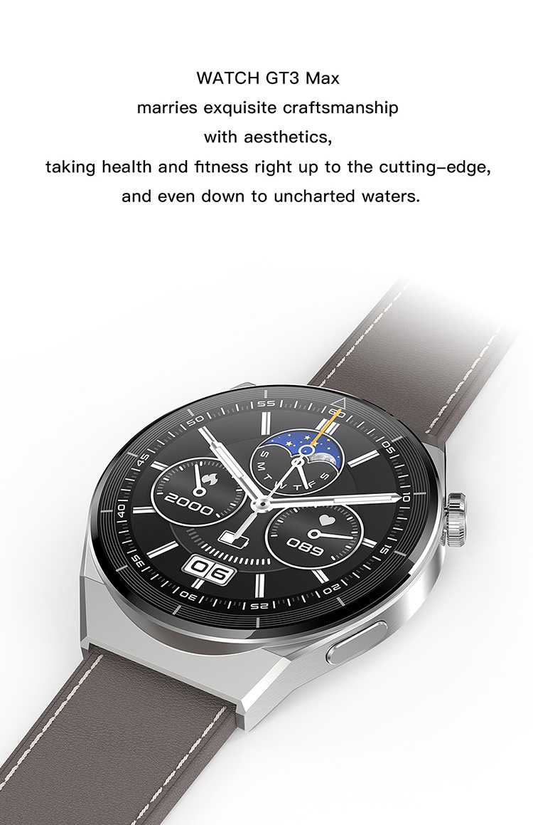GT3 Max Smart Watch 1.5 inch Full Screen Waterproof DIY Wallpaper ...