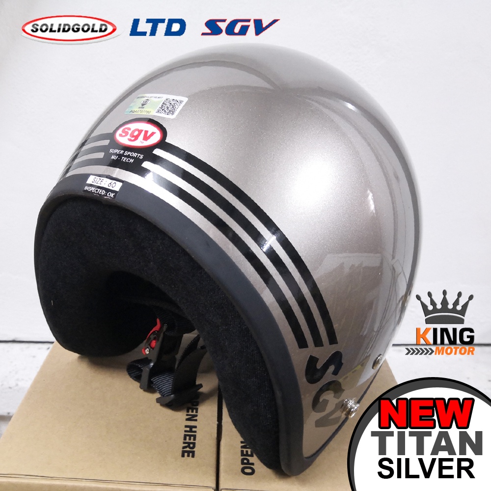 [NEW COLOR] SGV 99 HELMET - MODERN GREY, MODERN PINK, TITAN SILVER ...
