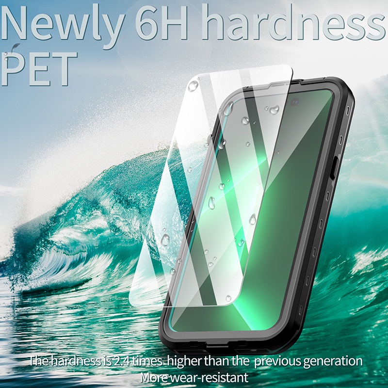 IP68 Waterproof Case Compatible for iPhone 14 13 12 15 16 Pro Max Water ...