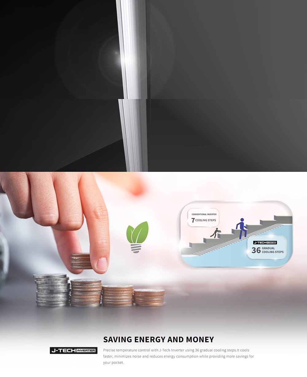 Sharp Pelican Series 2 Door Refrigerator (720L) SJP882MFGK | Shopee ...