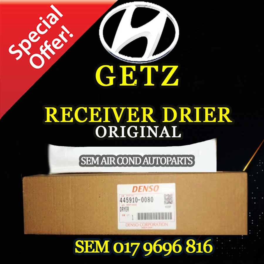 HYUNDAI GETZ NEW RECEIVER DRIER/ FILTER DRYER/ CONDENSER FILTER PAD ...