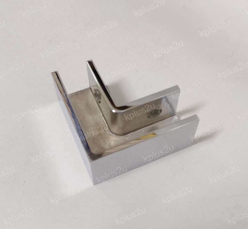 L Shape Glass Bracket Brass L Glass Holder Glass Connector L Shape 90 ...