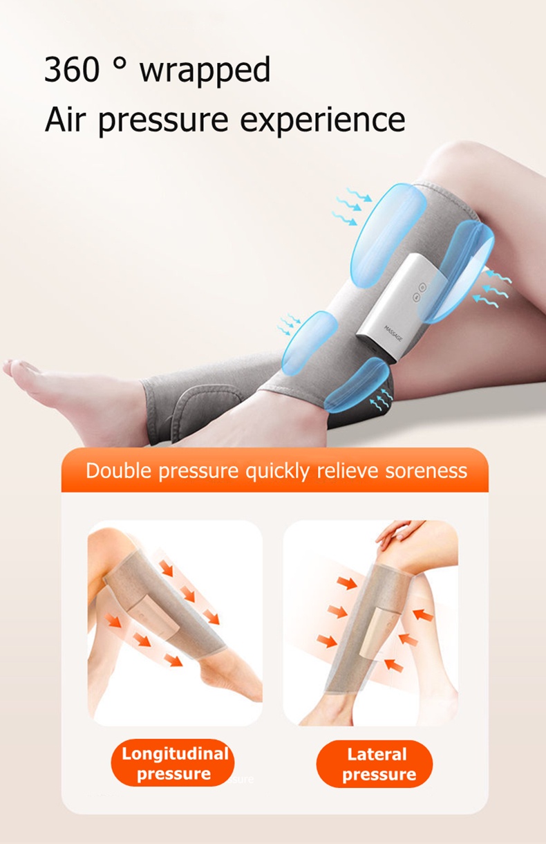 [Ready Stock]Jinkairui Calf Massager Wireless Leg Massager Air Pressure ...