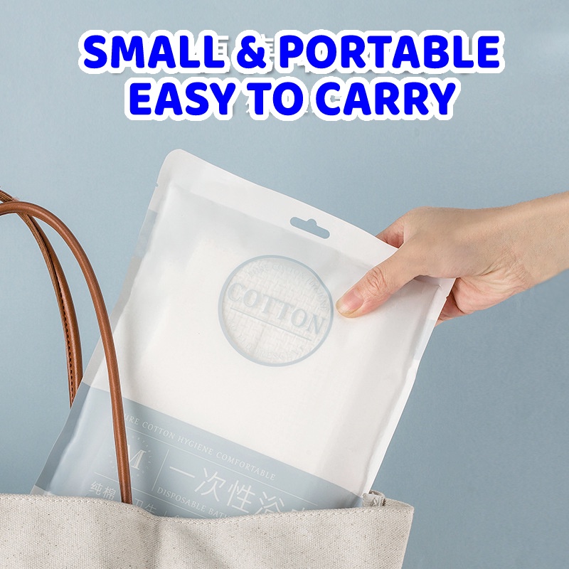 70cmx140cm Extra Size Portable Disposable Bath Towel Hotel Travel Bath ...