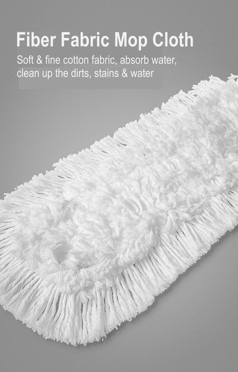 BEULIFE Magic Squeeze Spray Mop Large Size Mop Head Fabric Mop Cloth ...