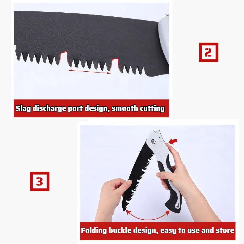 Pruning Saw Hand Saw 630MM（Malay Spot）Mini Lipat Saw Pokok Potong ...