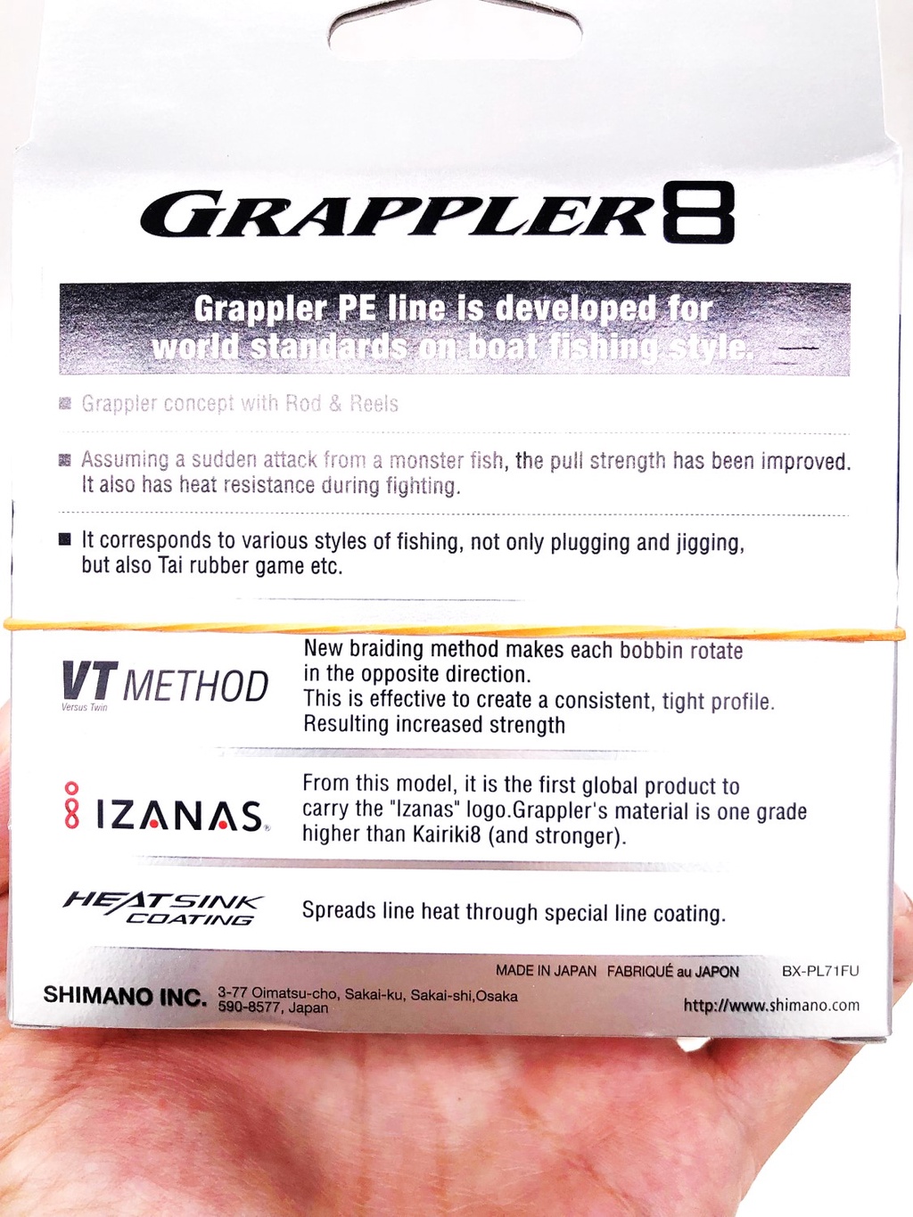 Shimano Grappler 8 (PL-71FU) X8 PE Braided Line Multicolor 300m | Shopee Malaysia
