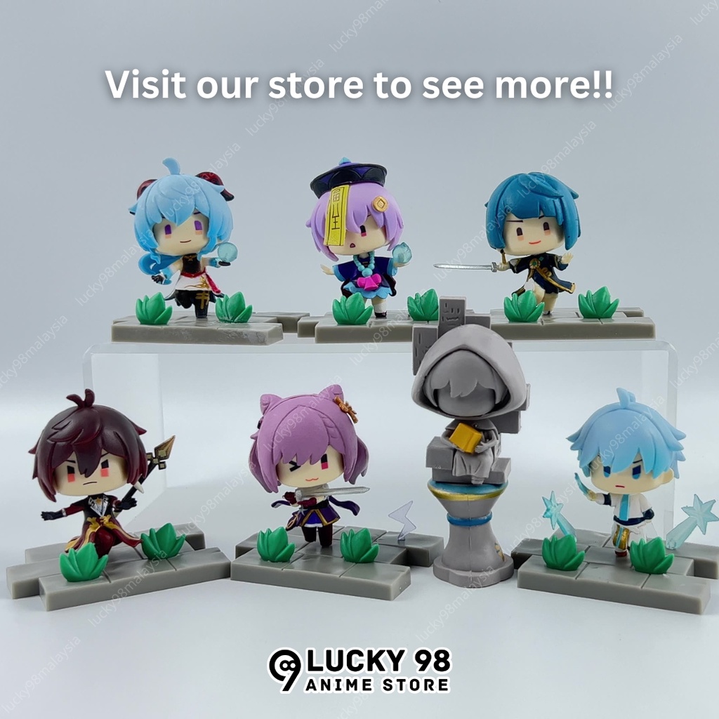 Genshin Impact Figure Mini Collection Klee Venti Kaeya Diluc Barbara ...