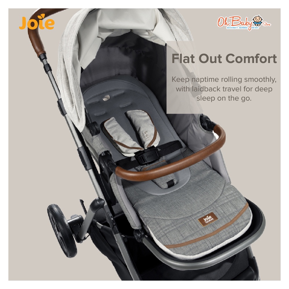 Joie Aeria Signature Stroller | Height Adjustable Multi-Mode Pushchair ...