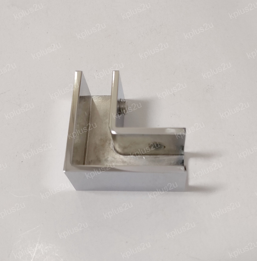 L Shape Glass Bracket Brass L Glass Holder Glass Connector L Shape 90 ...