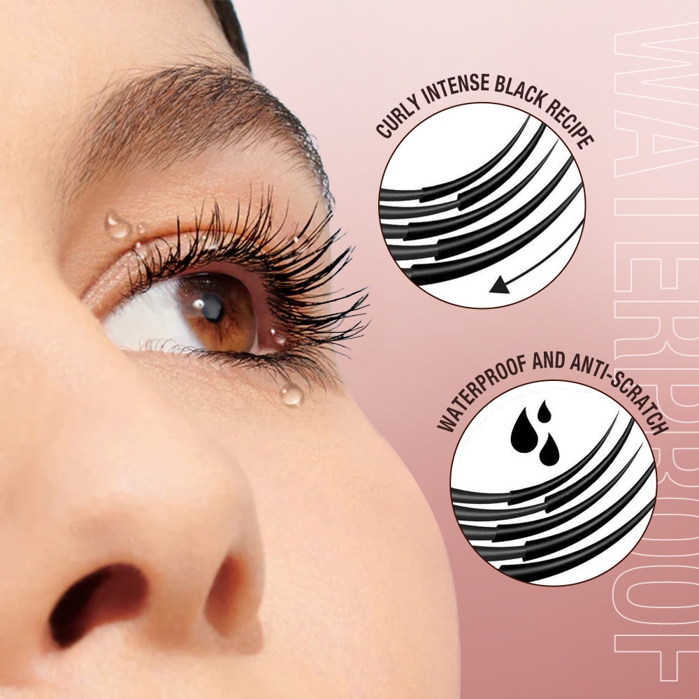 O.TWO.O 36H Mascara Waterproof Volume Curling Black Maskara | Shopee ...