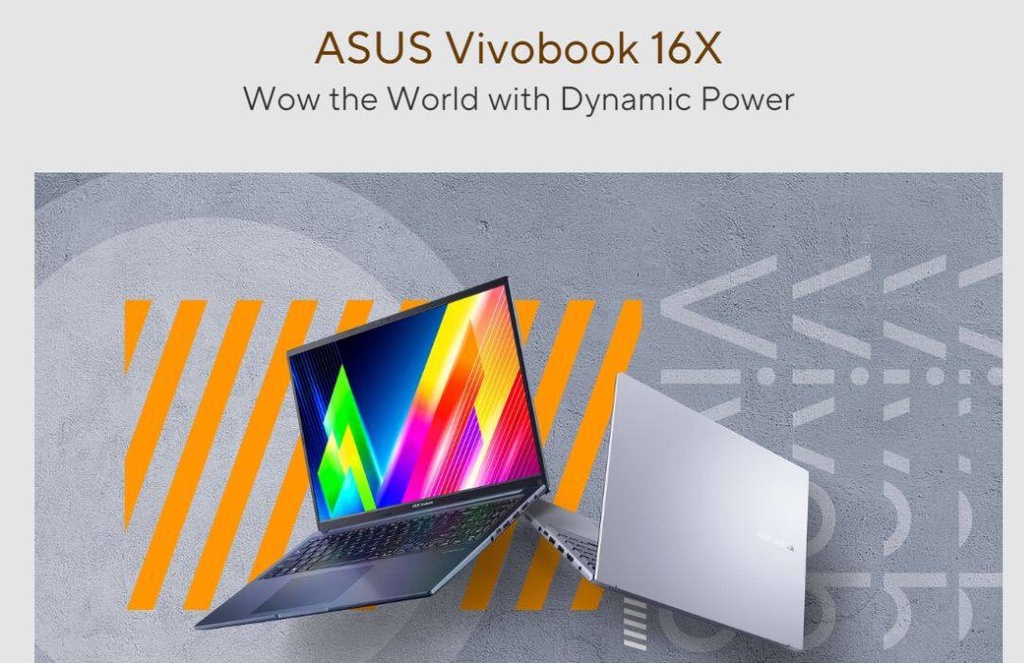 ASUS Vivobook 16X (M1603QA) Ryzen 5/8GB/512GB SSD/16" WUXGA/Radeon Vega ...