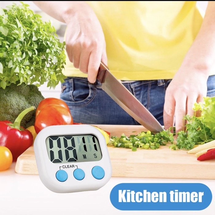 LCD Digital Kitchen Timer Cooking Baking Oven Timer Loud Alarm Clock ...