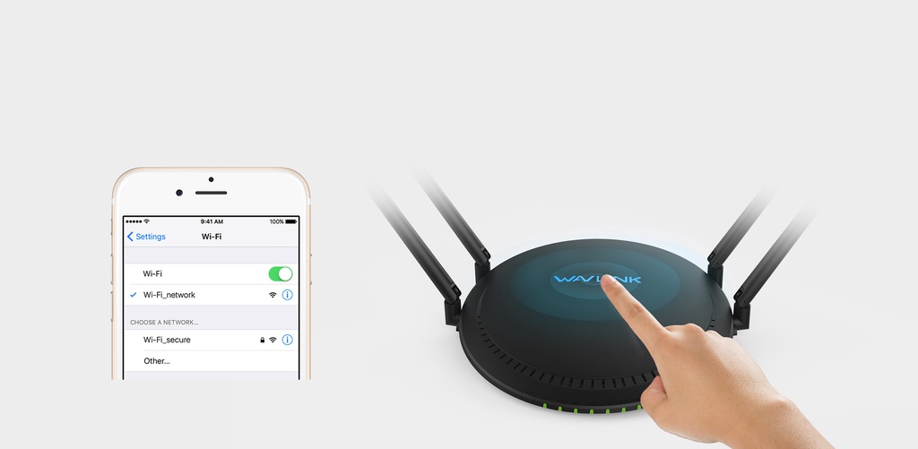 Wavlink AC1200 Dual-band Smart Wi-Fi Router with TouchLink | Shopee ...