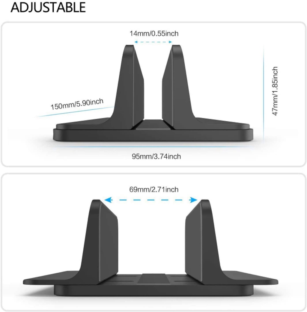 Basegard Vertical Laptop Stand, Laptops Cradle Holder, Adjustable ...