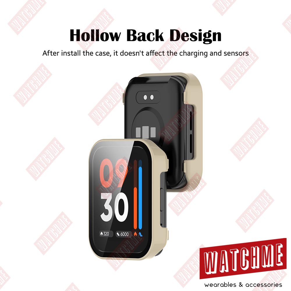 Realme Watch Protector Case, 2in1 Hard Casing With Screen Glass Cover ...