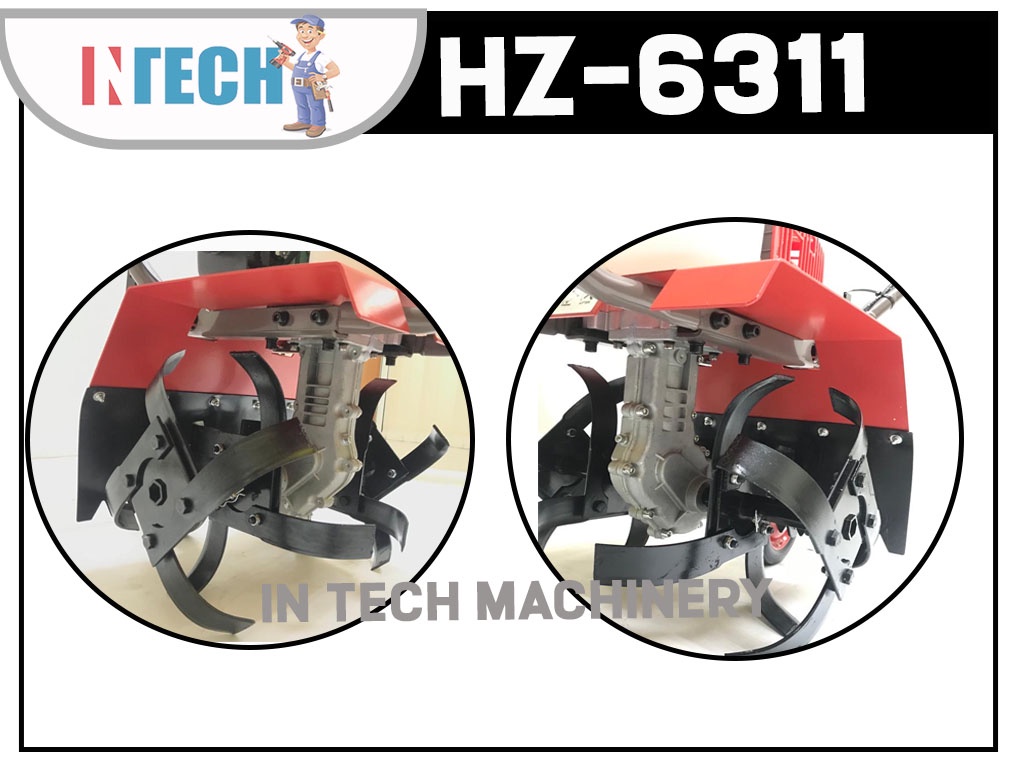 HARZ MINI CULTIVATOR / TILLER C/W HZ-6310 52CC OR HZ-6311 68CC | Shopee ...