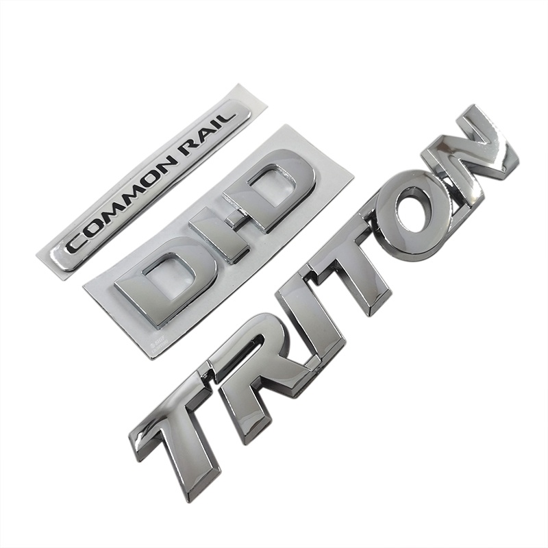 1 X ABS COMMON RAIL DID TRITON Letter Car Auto Rear Decorative Emblem ...