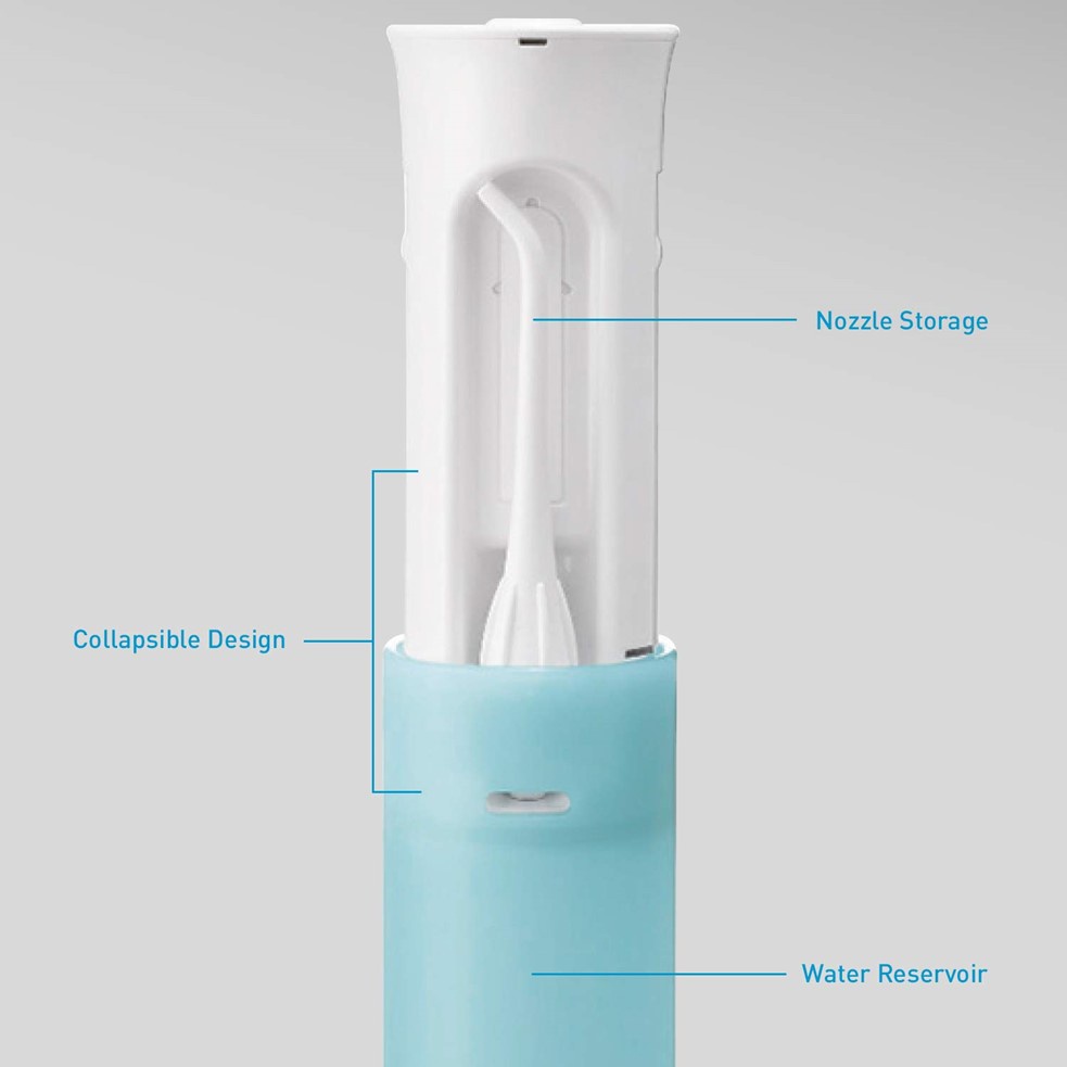 PANASONIC EW-DJ10 Oral Irrigator 2 Speed Jet EW-DJ10-A401 Washable Battery Operated Storable ...