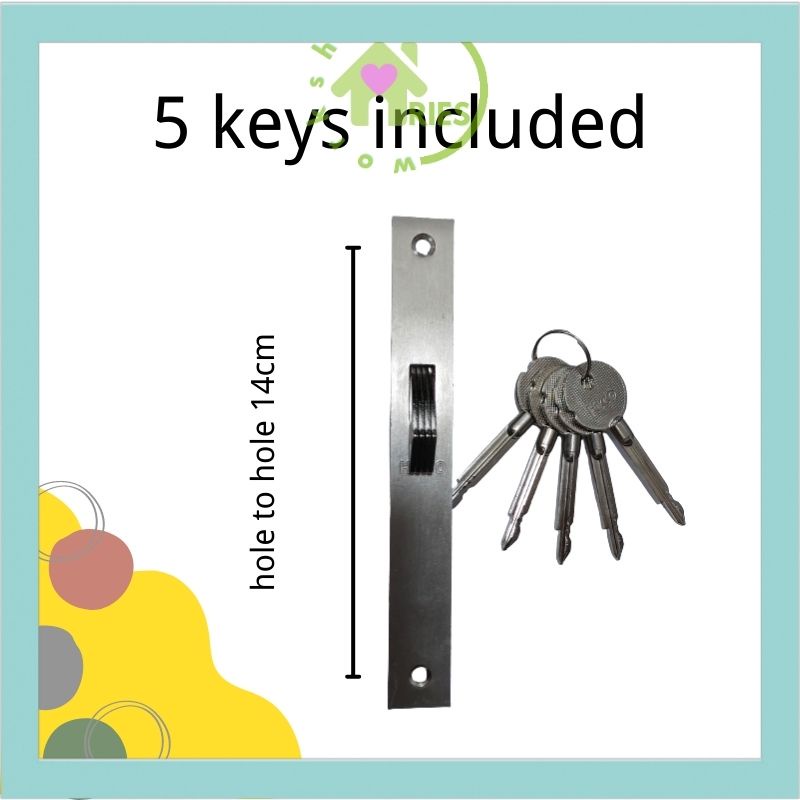 Iron Gate lock / single hook lock / Lock Grill Door / 1685 gate lock ...