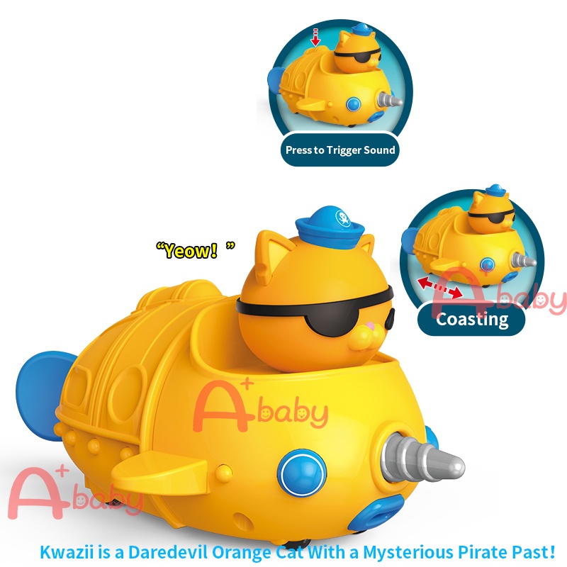 [A+baby] The Octonauts Toys Set Original With Sound & Inertial Driving ...