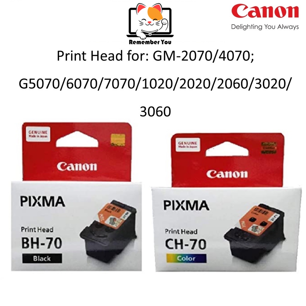 Canon Print Head BH-70 Black / CH-70 Color for G1020 G2020 G3020 G3060 ...