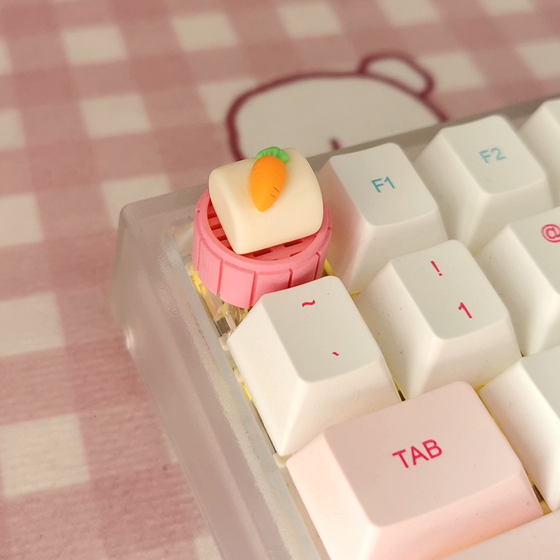 Gourmet Keycap Mechanical Keyboard Dedicated Bun Dumpling Resin ESC ...
