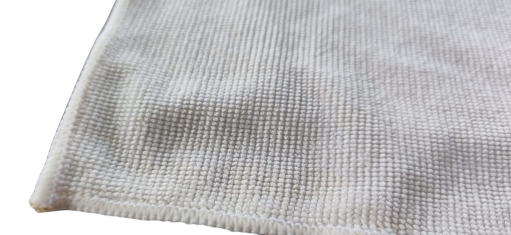 Microfiber High Performance Cleaning Cloth (40cm x 40cm)White Towel ...