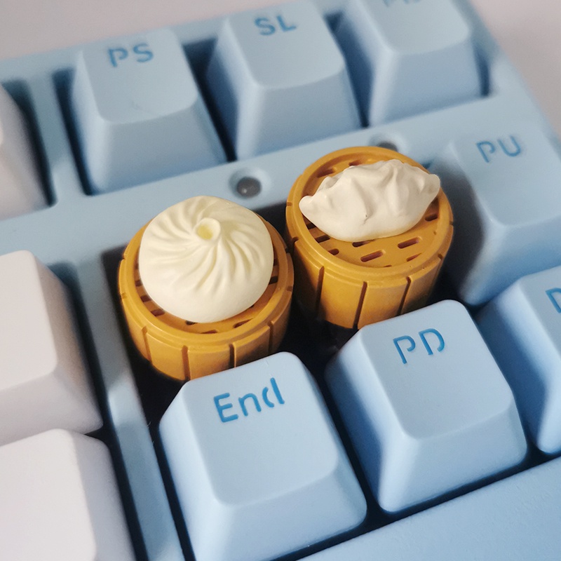 Gourmet Keycap Mechanical Keyboard Dedicated Bun Dumpling Resin ESC ...