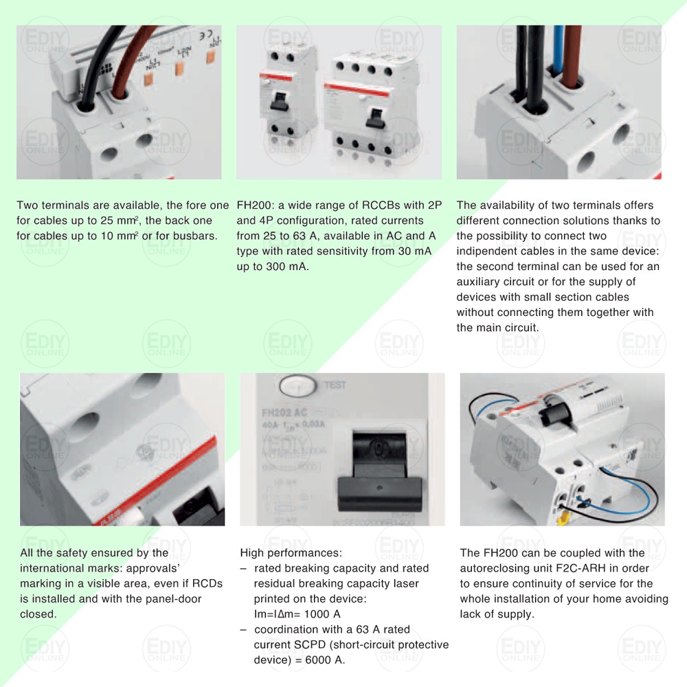 【NEW】 ABB MCB ELCB RCCB MAIN SWITCH ISOLATOR | Shopee Malaysia