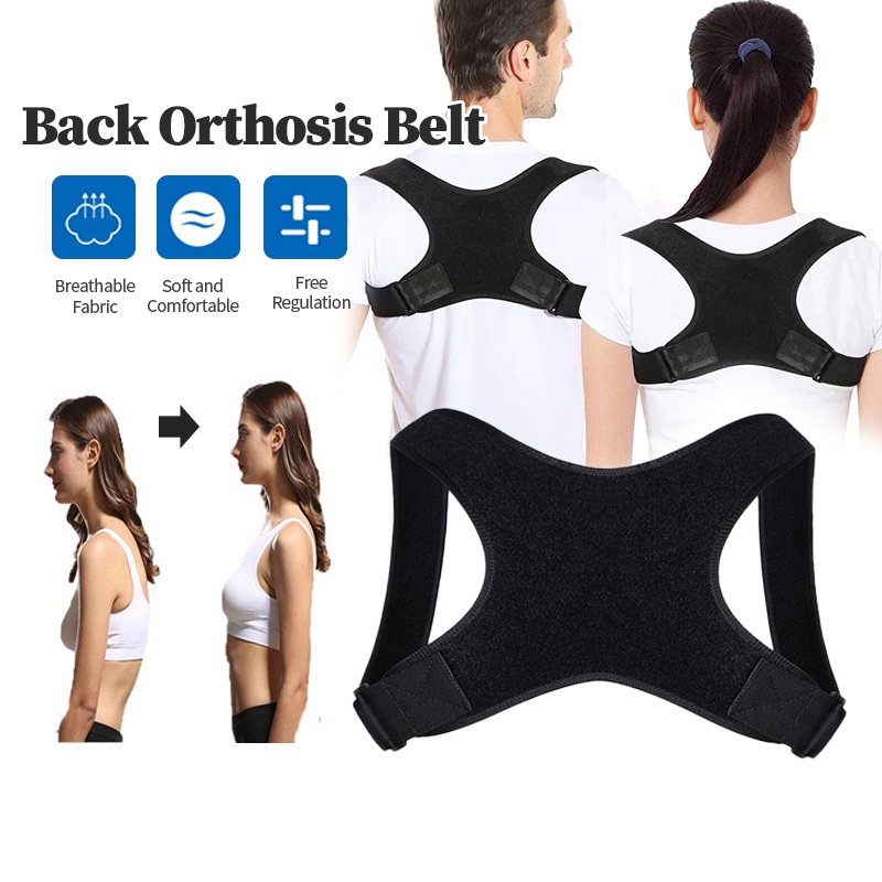 Back Corrector Belt Posture Support Back Shoulder Brace Body Shaper ...