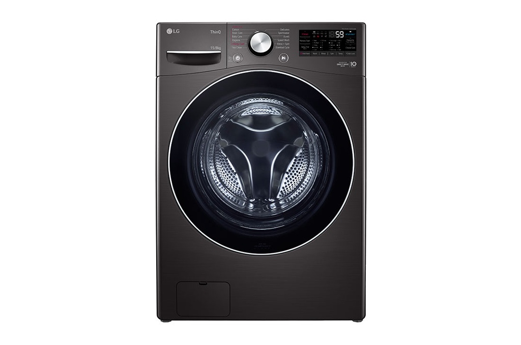 [FREE SHIPPING] LG F2515RTGV ( Silver ) 15/8 KG Washer Dryer Inverter ...
