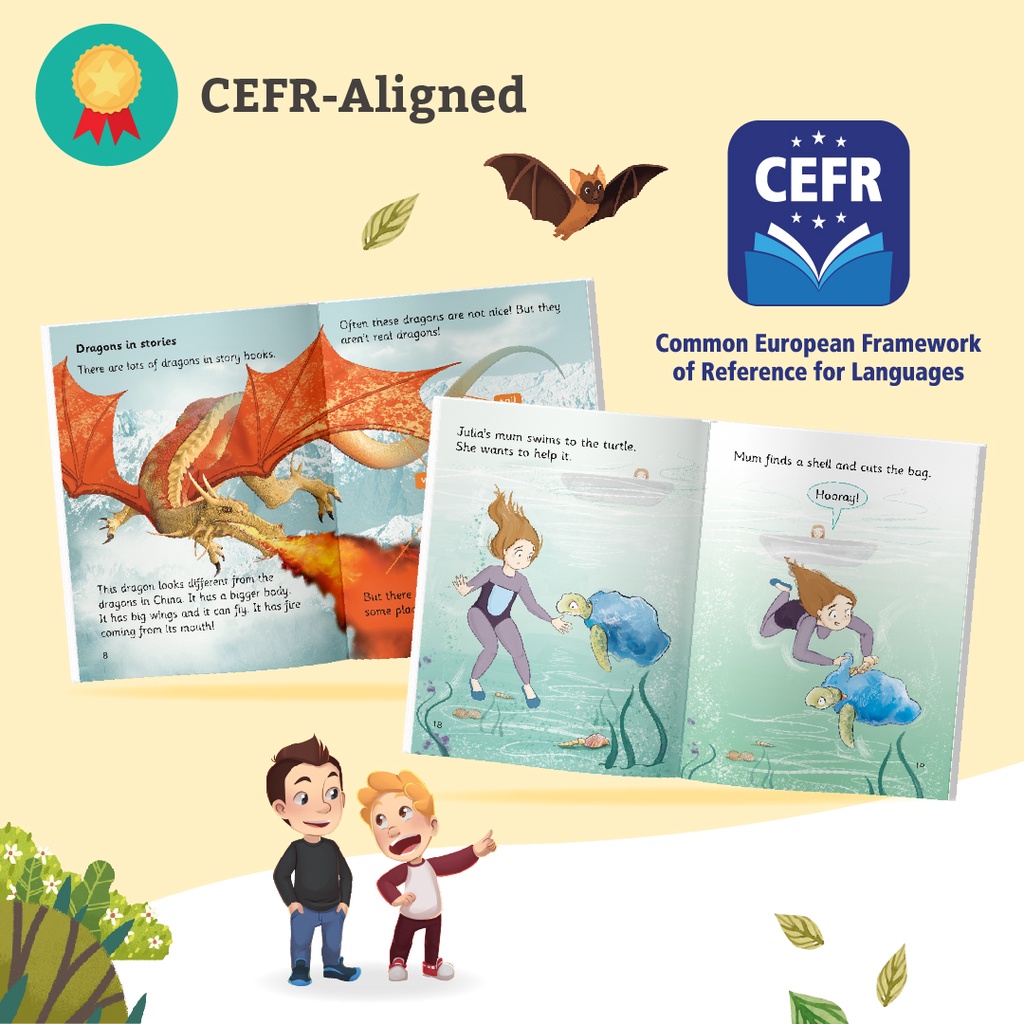 CEFR English Books Set 1 Peapod Readers for 4-7 Years Old | Shopee Malaysia