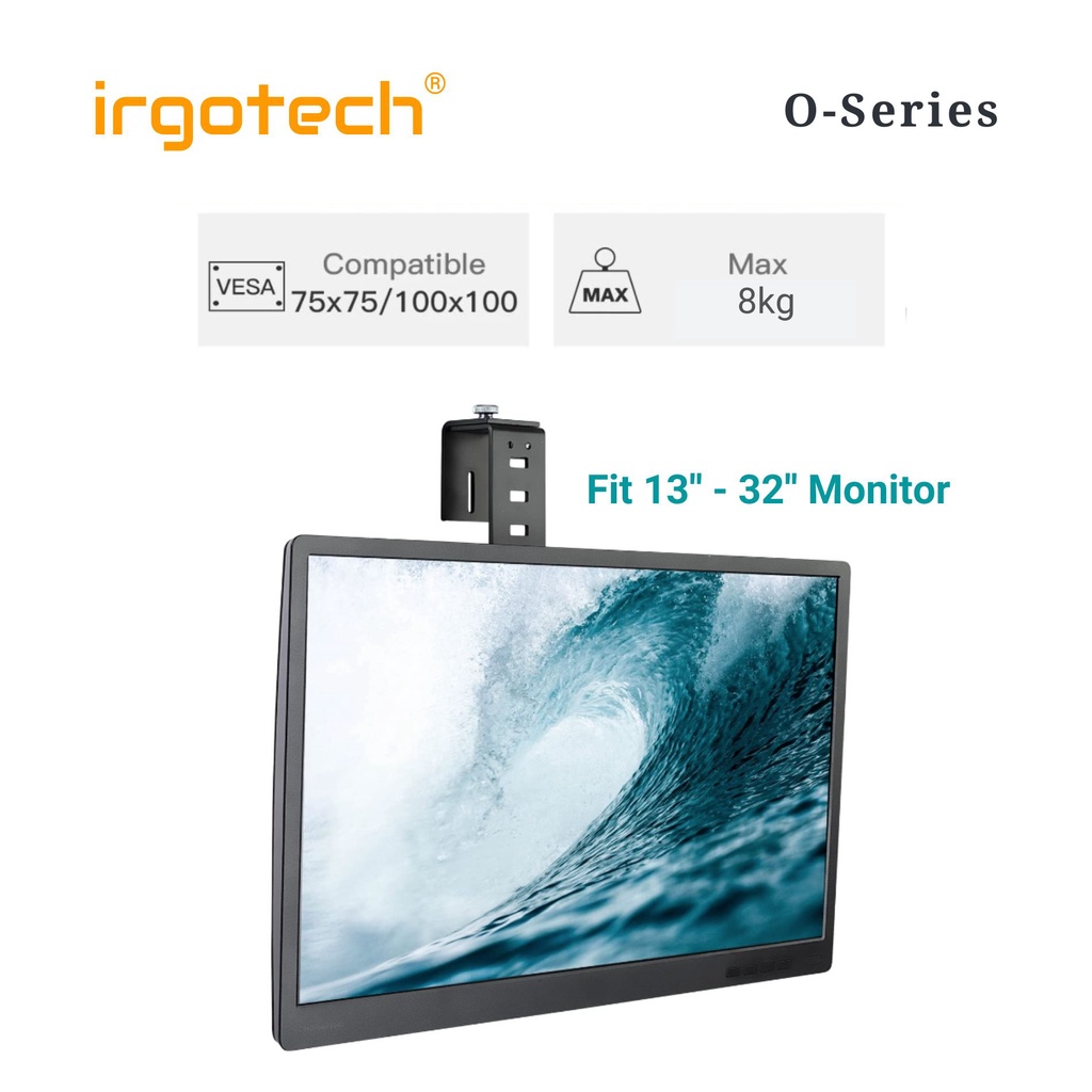IRGOTECH O-Series Cubicle Monitor Hanger for Monitor up to 32'' Height ...