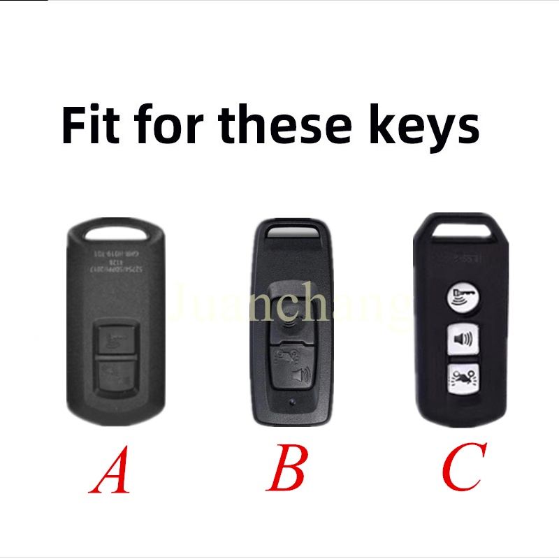 2/3Button Silicone Motor Remote Key Fob Case For Honda PCX 150 Hybrid X ...