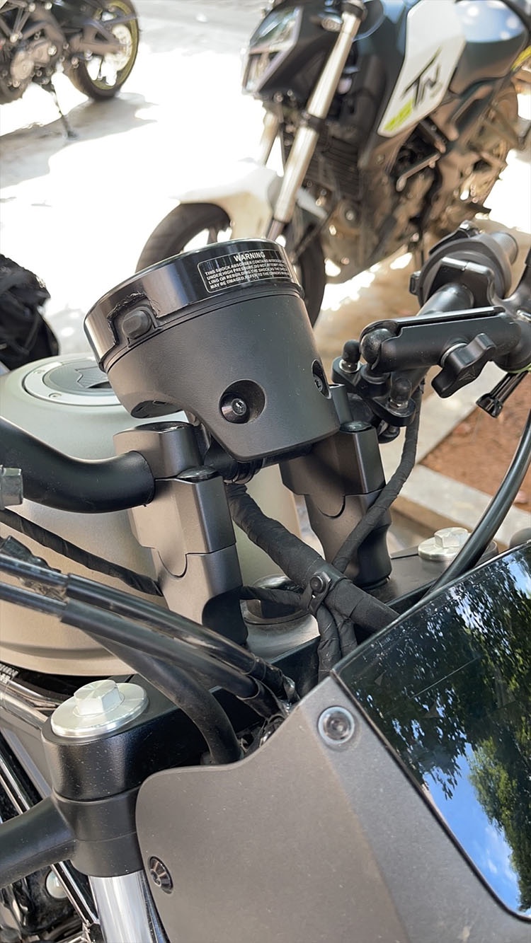 Motorcycle Handlebar Mount Clamp Lifter Bar Clamps Riser Raised ...