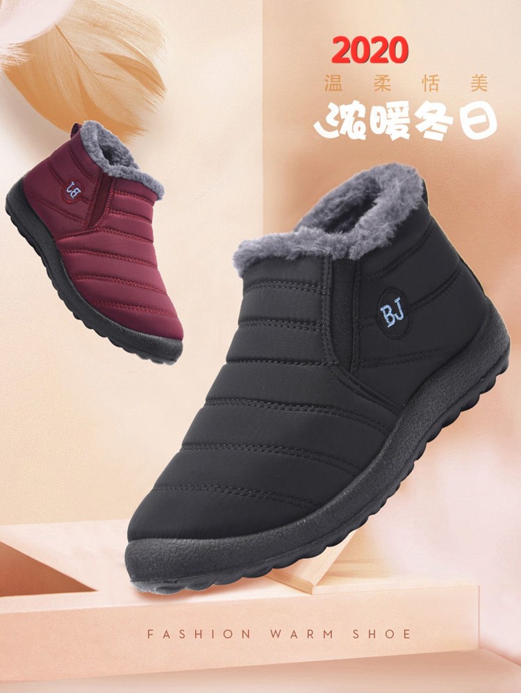 【JINTOHO】Men Boots Lightweight Winter Shoes For Men Snow Boots ...