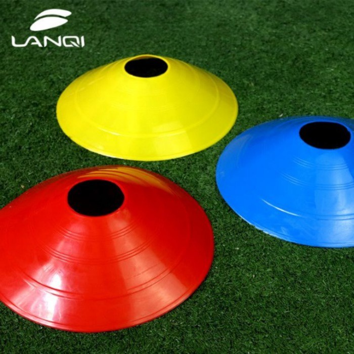 10pcs/set Soccer Discs Bucket Marker Fitness Training Sign Flat Cone ...