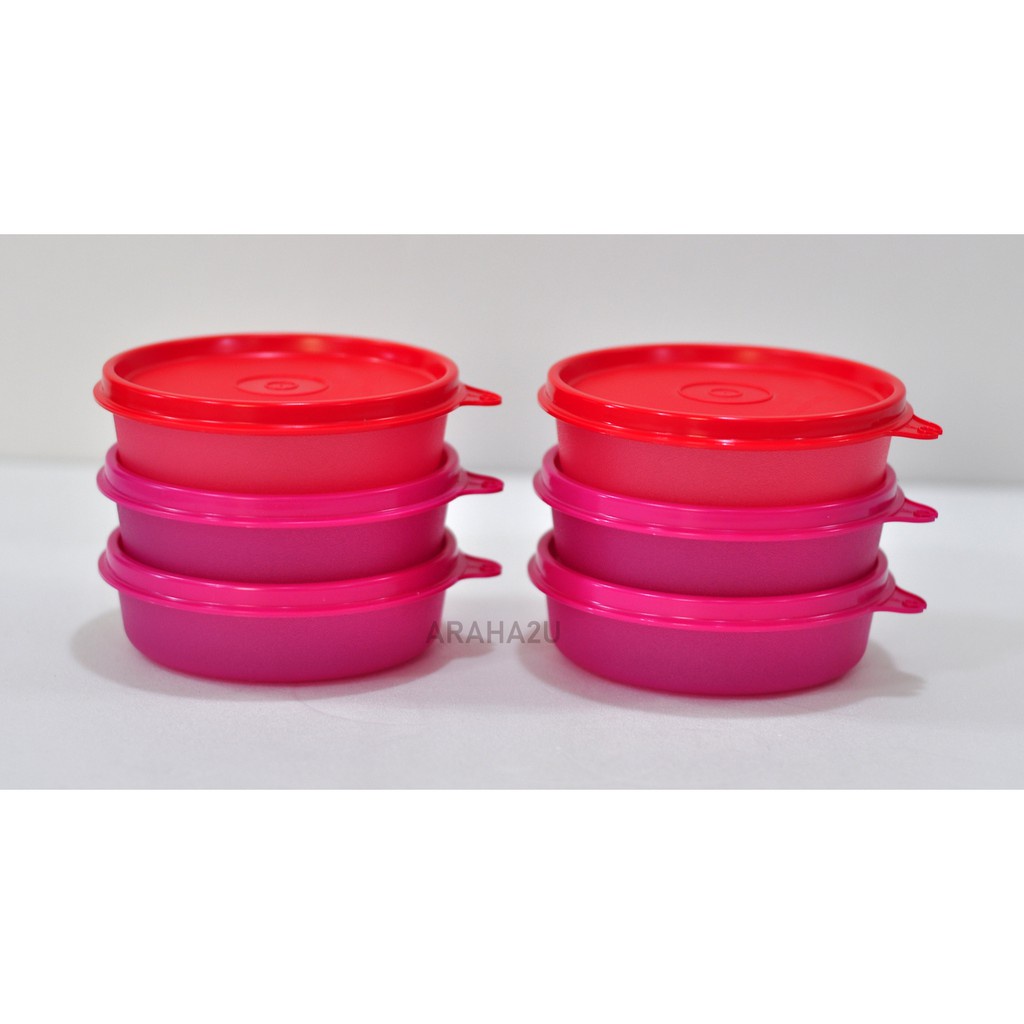 10 Jenis: Tupperware Mini square away Baby kid lunch box 140ml/ Mini ...