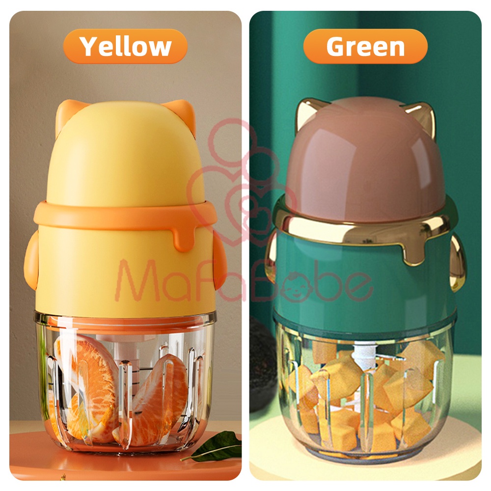 MaFaBabe Baby Food Blender Portable Food Processor Glass Cup Vegetables ...