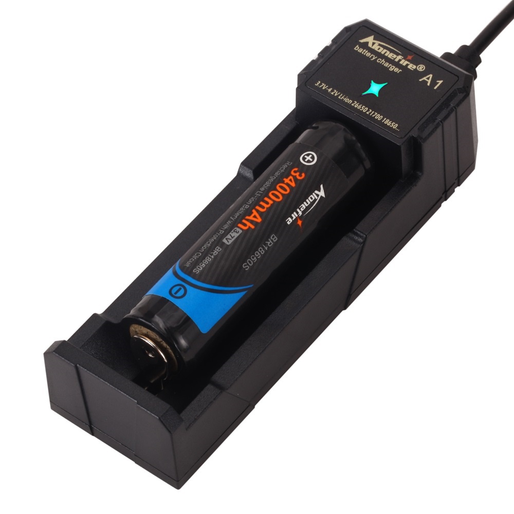 Alonefire A1 Smart Charging 4.2V USB Fast Charger For Rechargeable ...