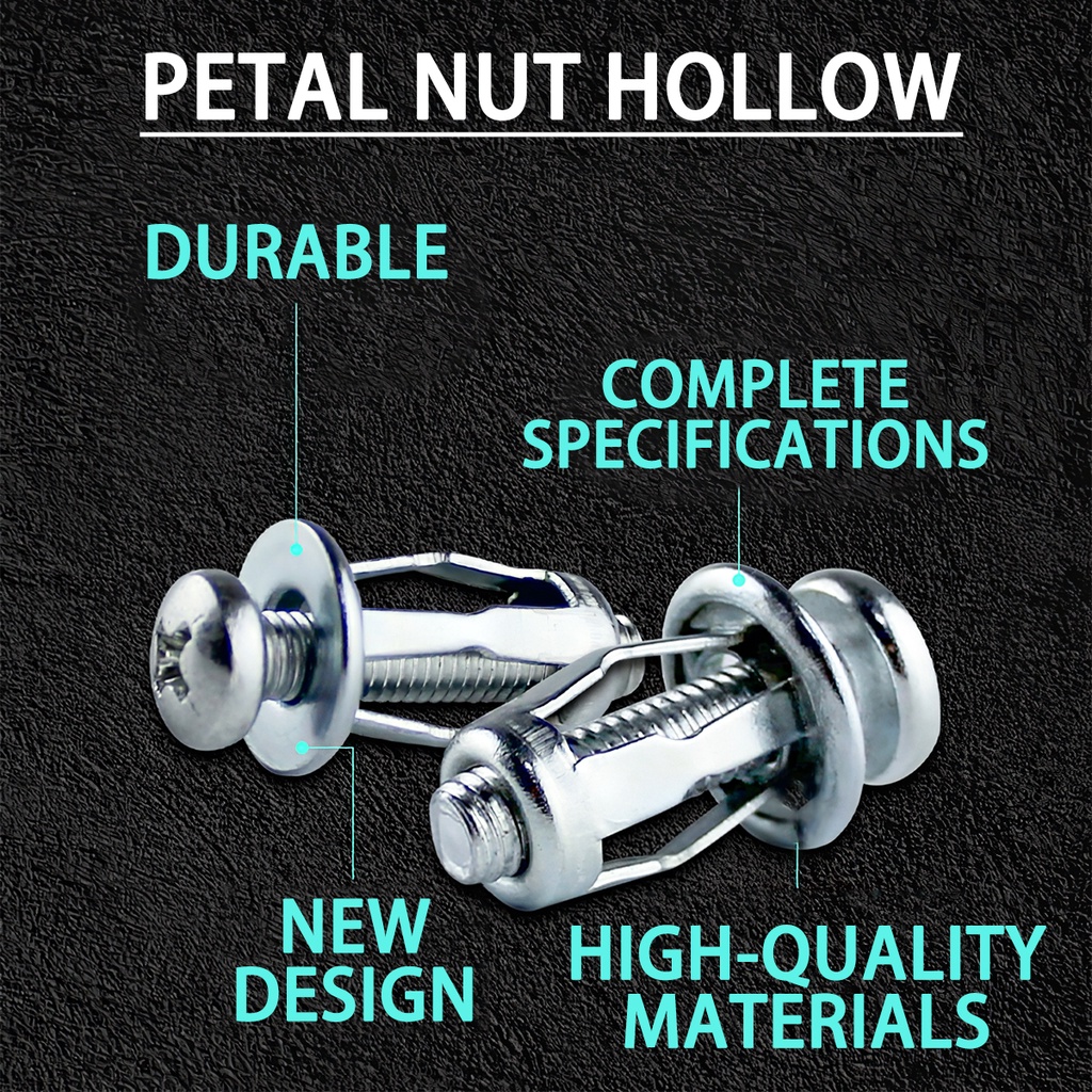 Petal Nut Hollow Iron Sheet Plastic Plate Car Fixed Expansion Bolt Car ...