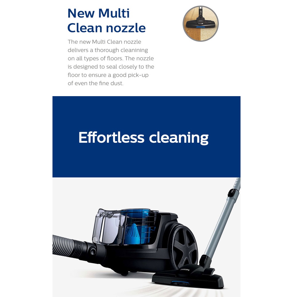 Philips PowerPro Bagless Vacuum PowerCyclone Tech FC9350 | FC9350/62 ...