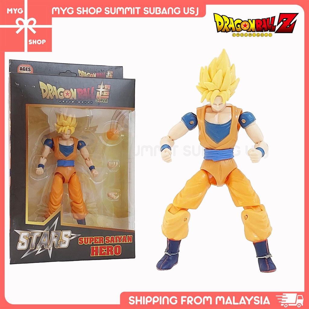 Dragon Ball Goku Super Saiyan Vegeta Action Figure Moveable Joint Anime ...