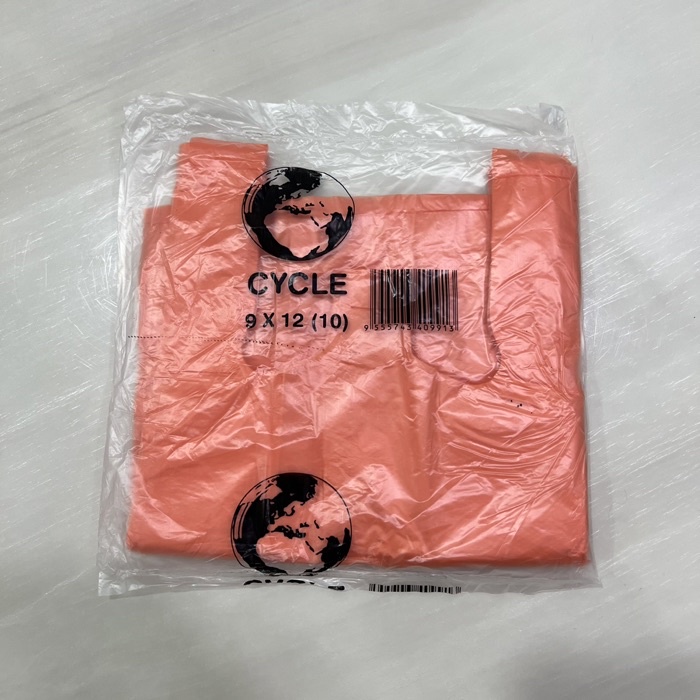 (CYCLE) All Size High Quality Singlet Plastic Bag T-Shirt Bag Size 9x12 ...