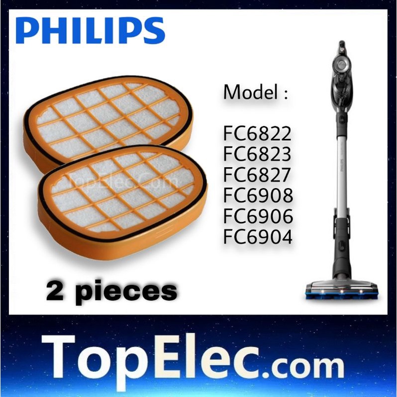PHILIPS Accessories Vacuum Filter FC6822 FC6822 FC6827 FC6908 FC6906 ...